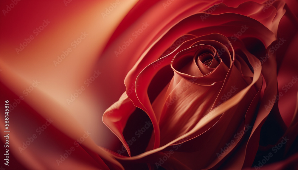 Beautiful red flower background design created with generative ai Stock ...
