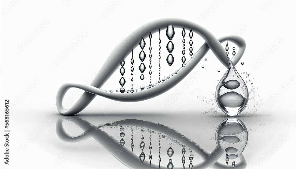 DNA Double Helix Morphing into a Water Droplet, Origins of Life ...