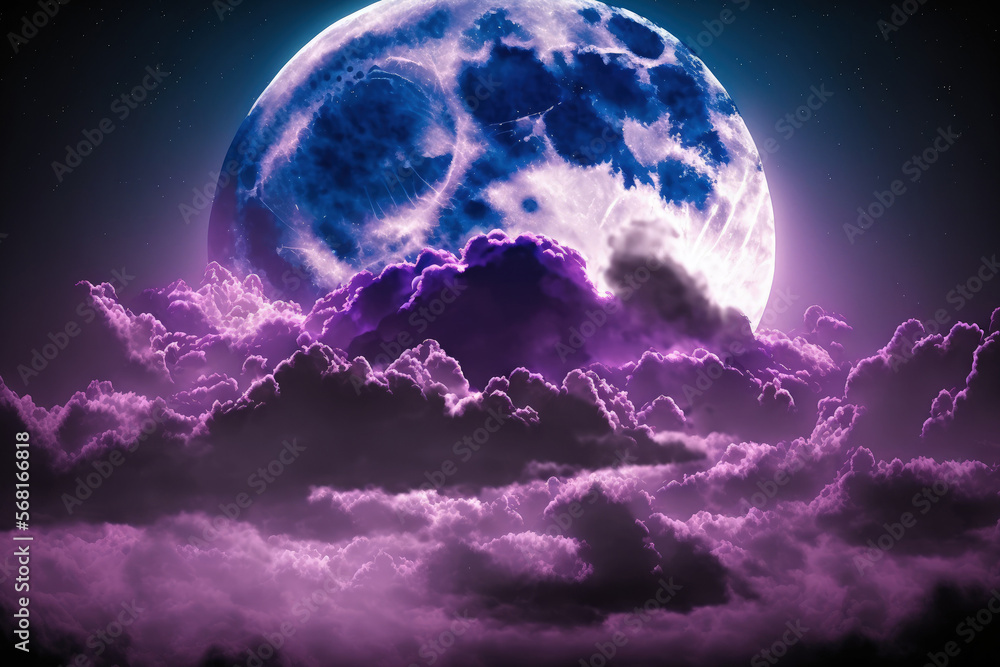 Purple Moon Nasa