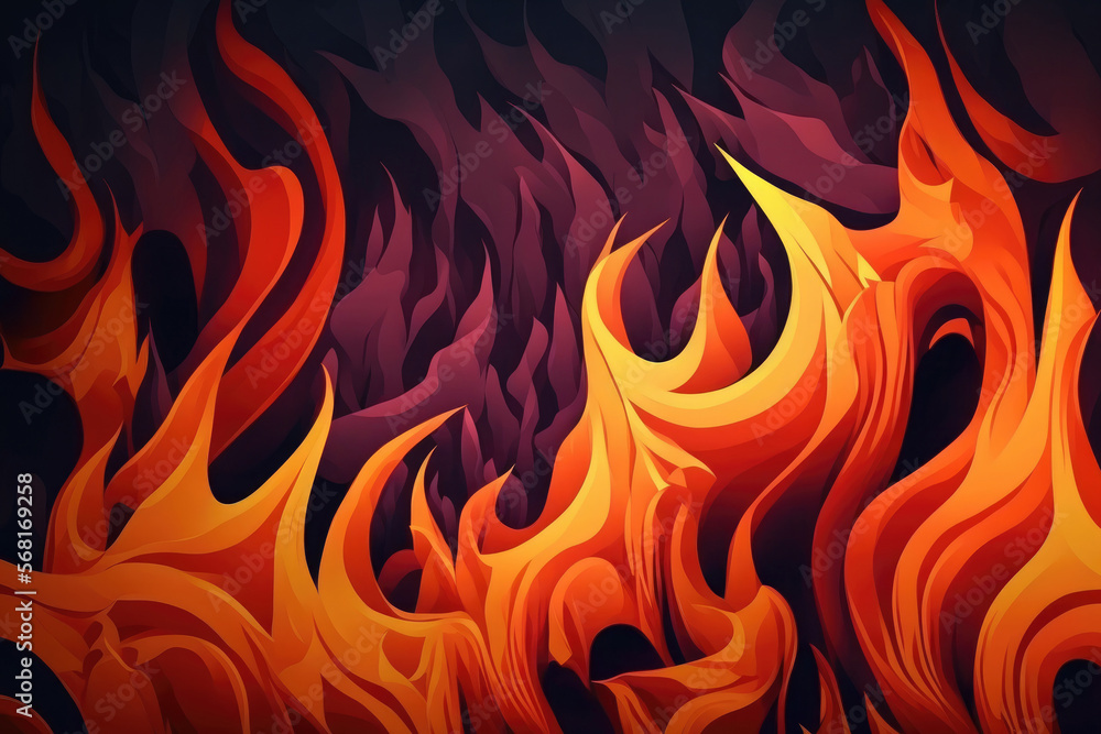 abstract blaze fire flame texture for banner background. Generative AI ...