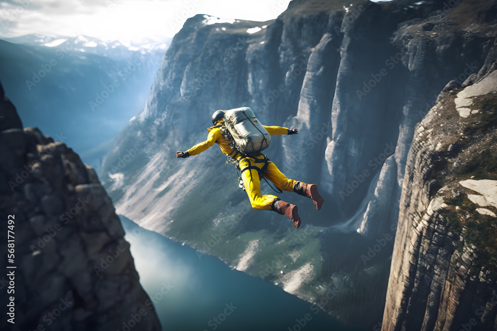 Base Jumping Wallpaper