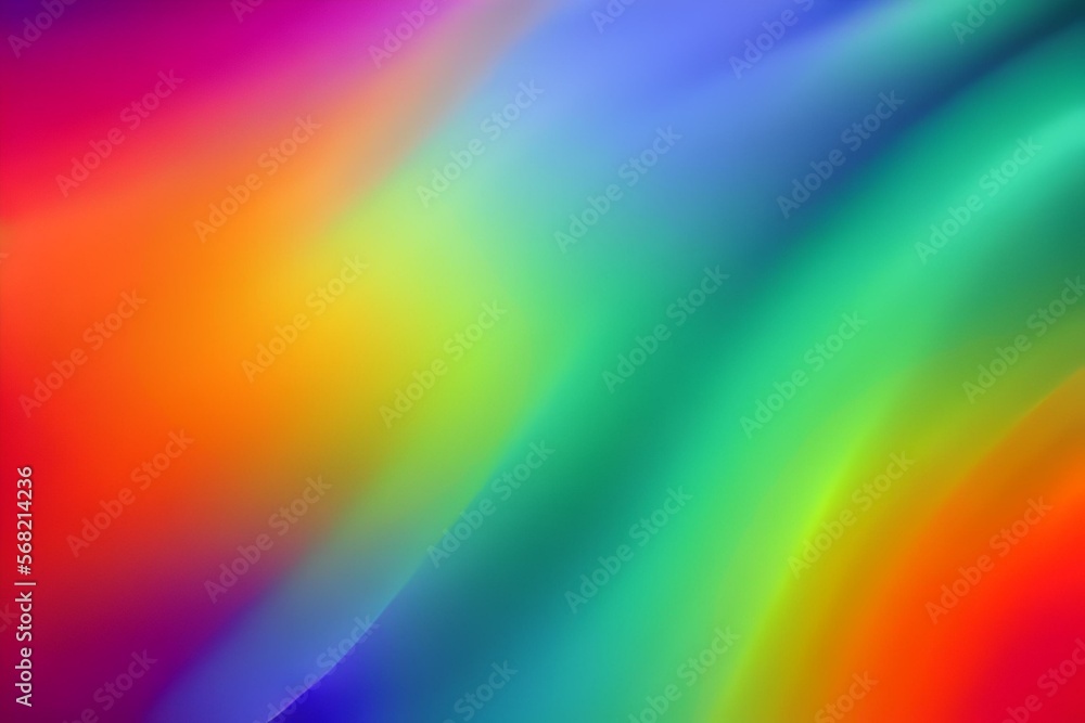 Rainbow Radiance: A Colorful Rainbow Gradient Overlay - Generated by AI ...