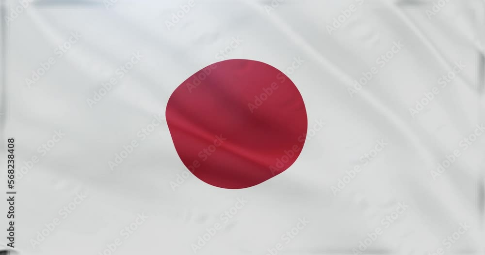 japan country flag waving background animation Видео Stock | Adobe Stock
