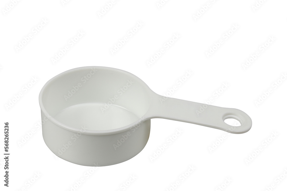 Plastic measuring cup isolated on transparent background png file Stock ...
