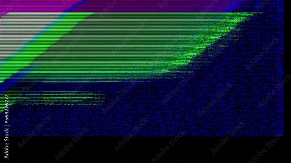 Glitch noise background static television VFX. Digital pixel art effect ...