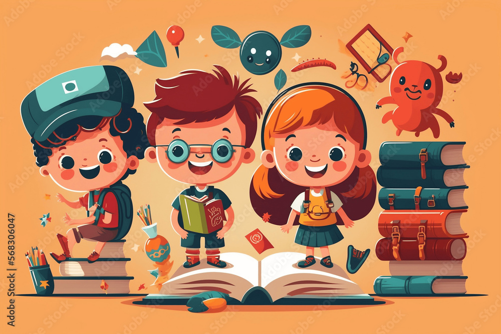 Kids Learning, Education, Books and School Supplies, Children's ...