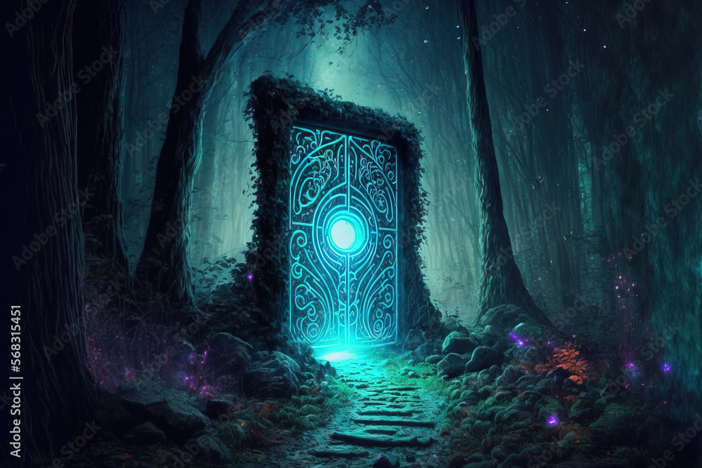 Runes, an ancient stone with magical light and power, and a fantastical ...