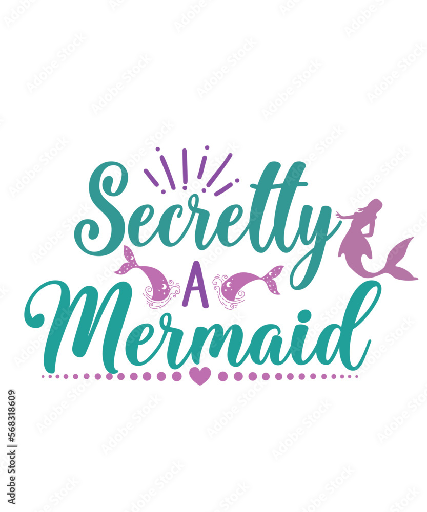 Mermaid Bundle SVG Designs, Mermaid Designs Svg, Mermaid Svg, SVG File ...
