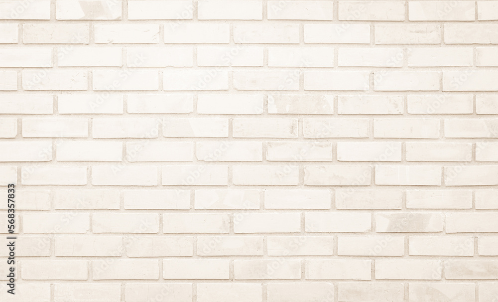 Cream brick wall texture background. Brickwork and stonework flooring ...