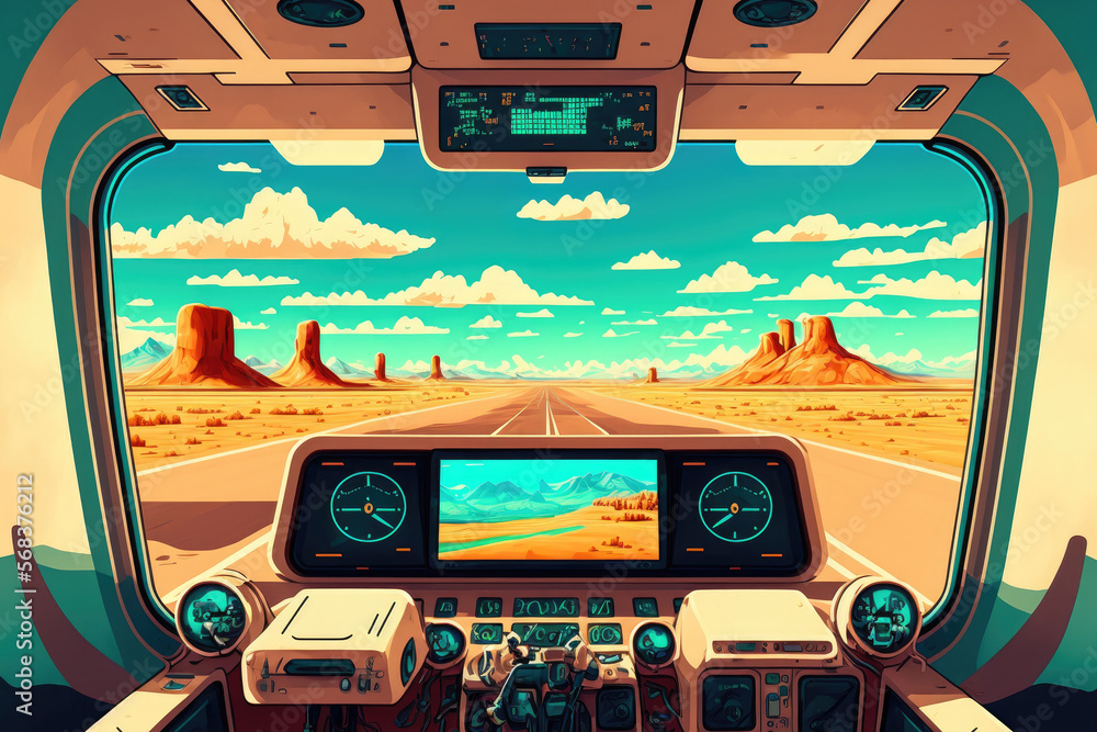 Ai Powered Autonomous Vehicle Dashboard Artificial Intelligence