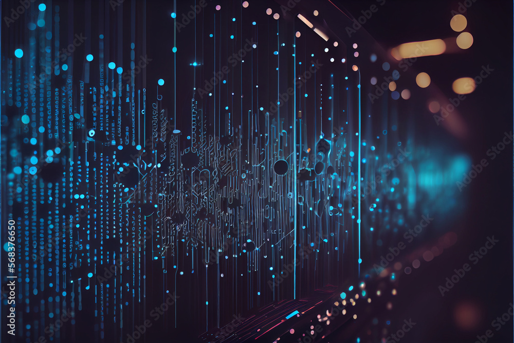 high speed line internet binary technology background digital fiber hi ...