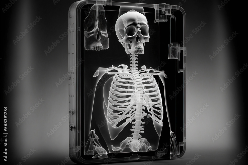 Human x-ray style. X-ray of Raw whole skull human. Creative Art ...