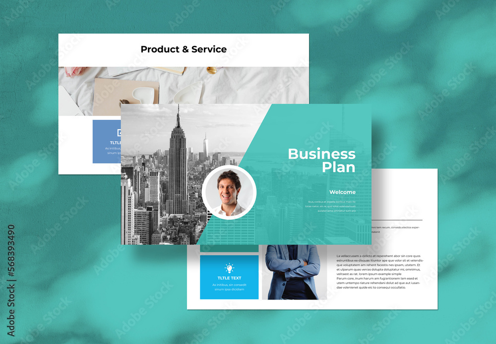 Business Plan Presentation Stock Template | Adobe Stock