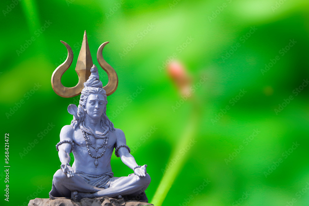 Happy Maha Shivaratri greeting card Hindu festival Maha Shivratri ...