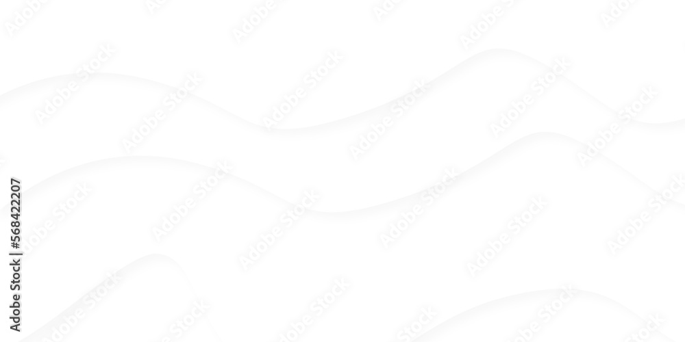 Abstract wavy white background . white paper waves abstract banner ...