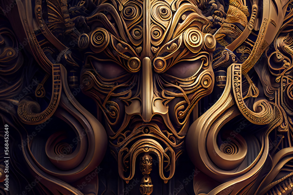 A Surreal Wall of Human Face Morphed in a Weird Way. Human Faces ...