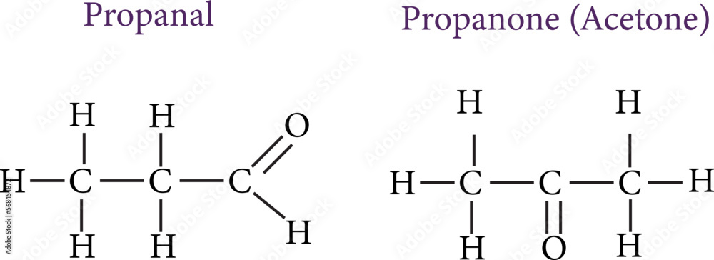 An example of functional isomerism , vector image Stock Vector | Adobe ...