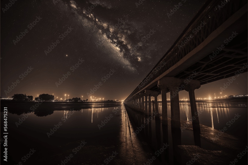 Discover the Night Sky of Ahmedabad at the Sabarmati Riverfront Stock ...