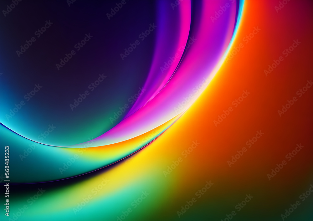 Experience the stunning combination of symmetry, color, and abstract ...