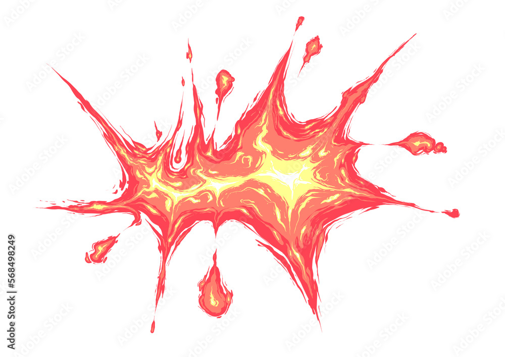 dibujo de explosión Stock Illustration | Adobe Stock