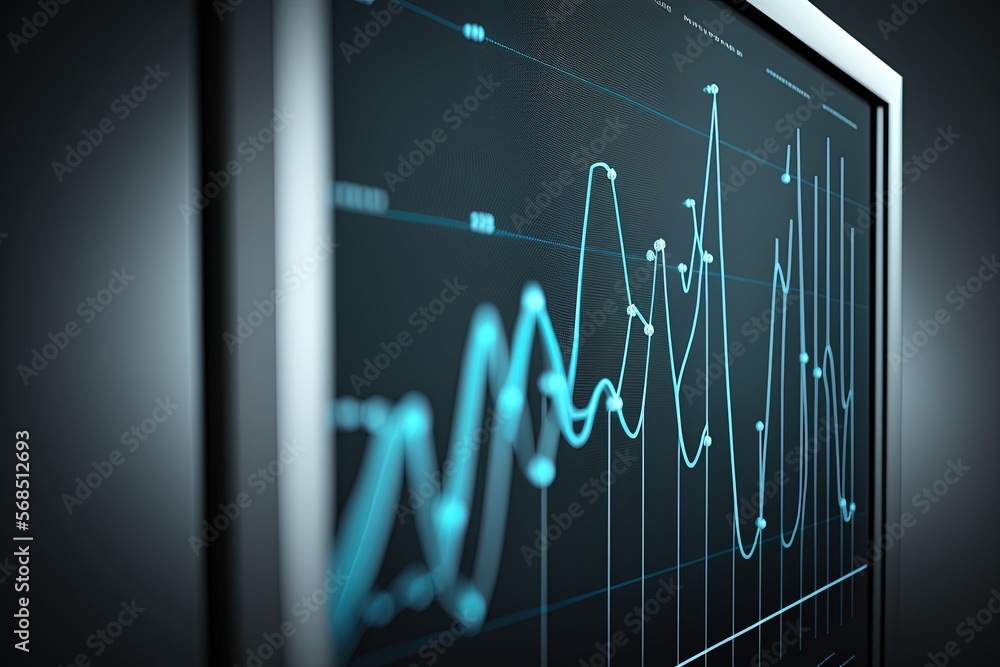 Purple analysis Digital analytics data visualization, financial ...