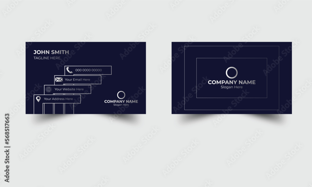Modern & trendy business card template, Professional and elegant ... Modern & trendy business card template, Professional and elegant ...
