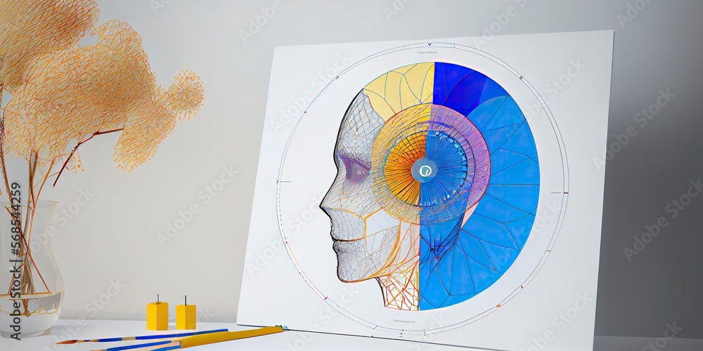 A visually striking image that showcases the capabilities of AI, such ...