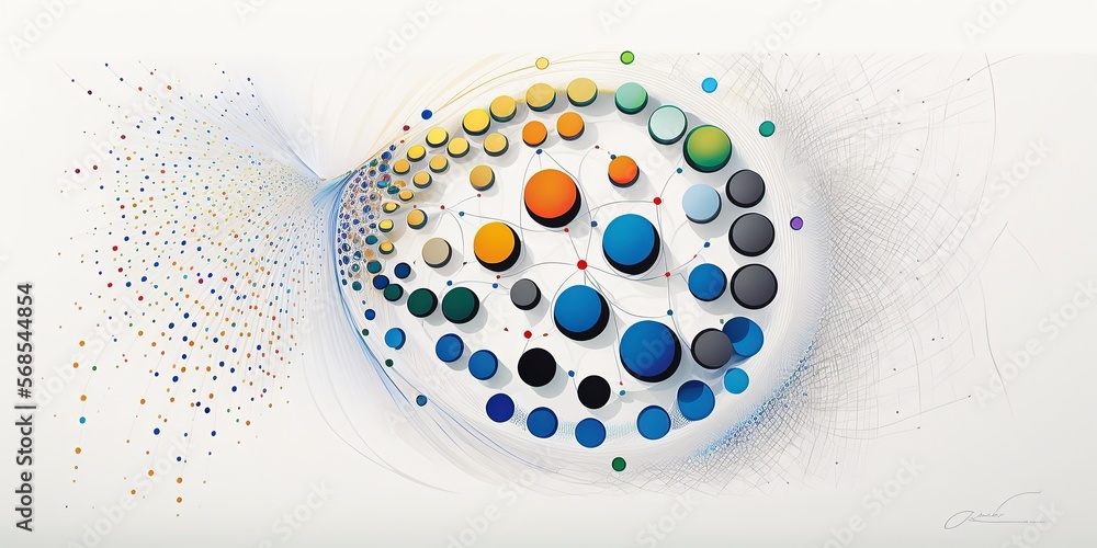 A visually striking image that showcases the capabilities of AI, such ...