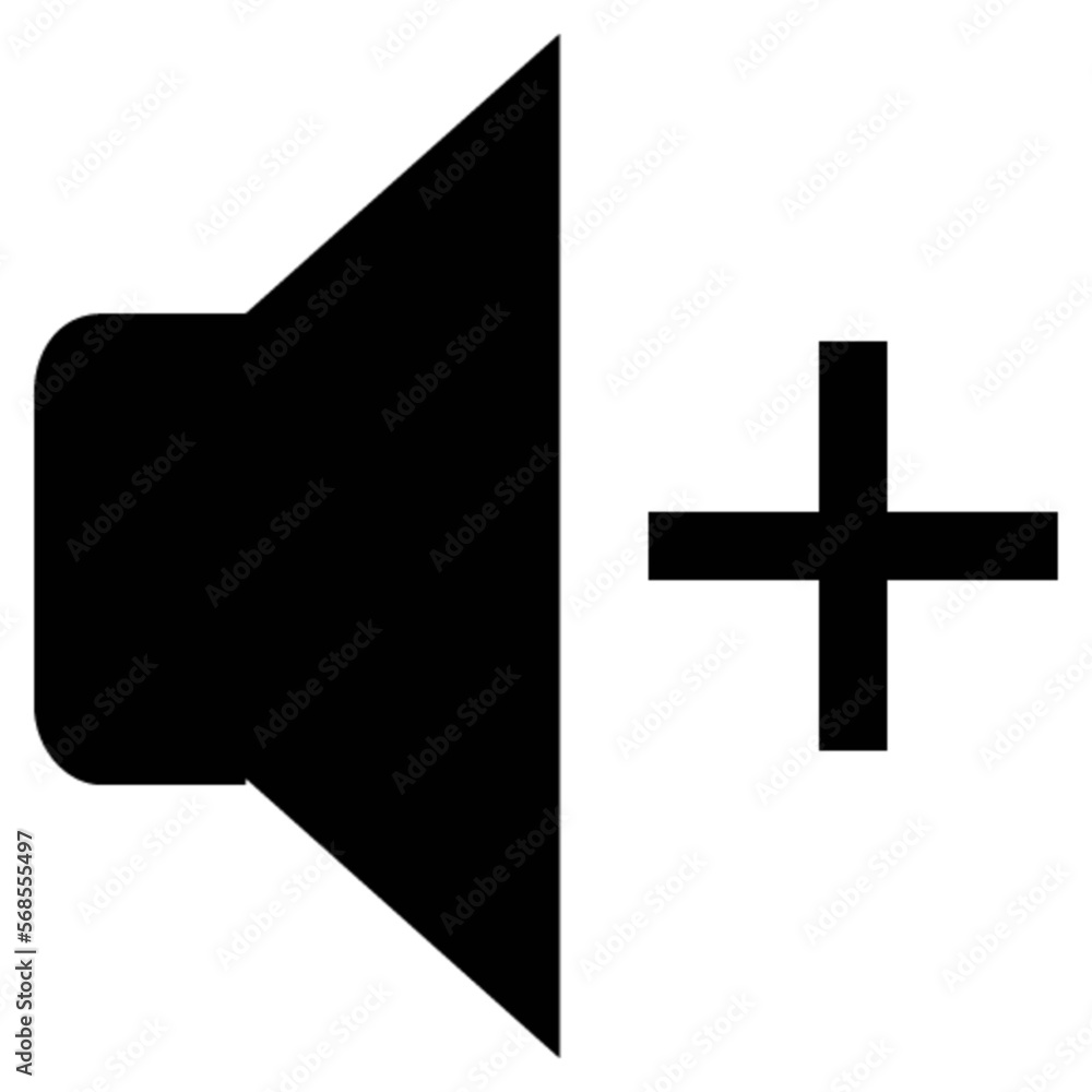 volume up vector, icon, symbol, logo, clipart, isolated. vector ...