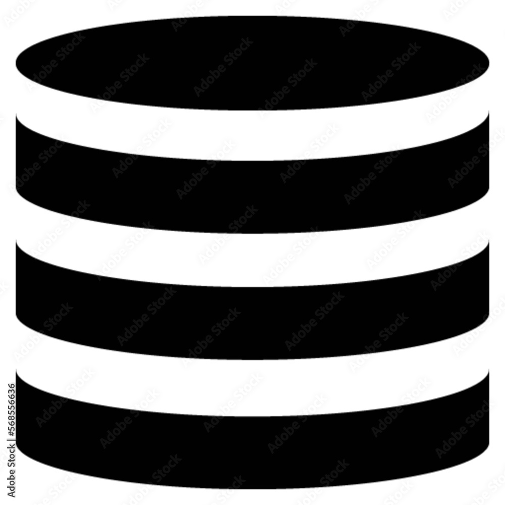 database vector, icon, symbol, logo, clipart, isolated. vector ...