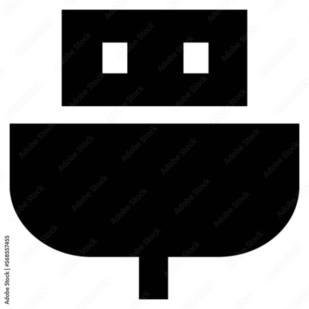 usb cable vector, icon, symbol, logo, clipart, isolated. vector ...