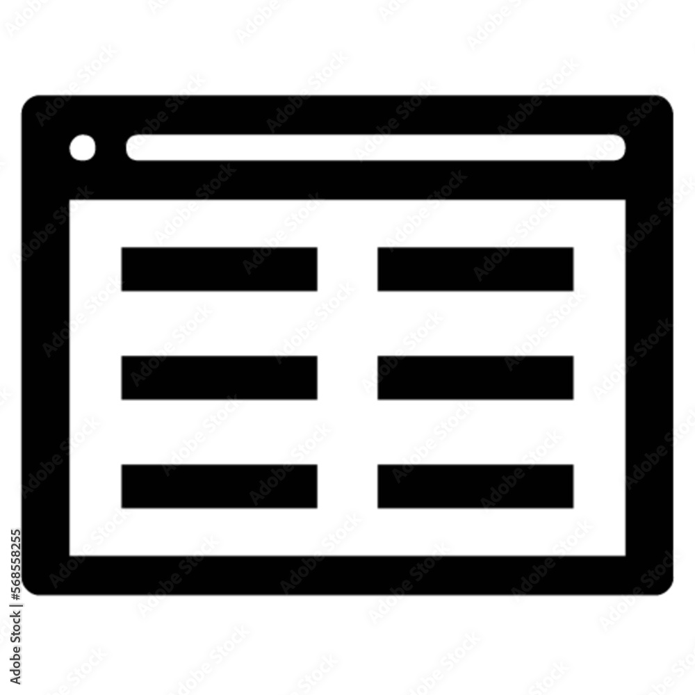 computer window vector, icon, symbol, logo, clipart, isolated. vector ...