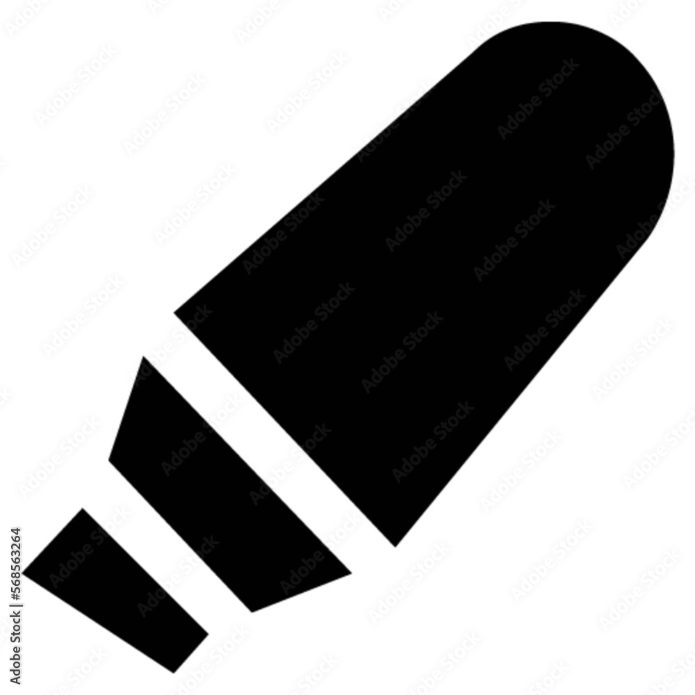 marker pen vector, icon, symbol, logo, clipart, isolated. vector ...