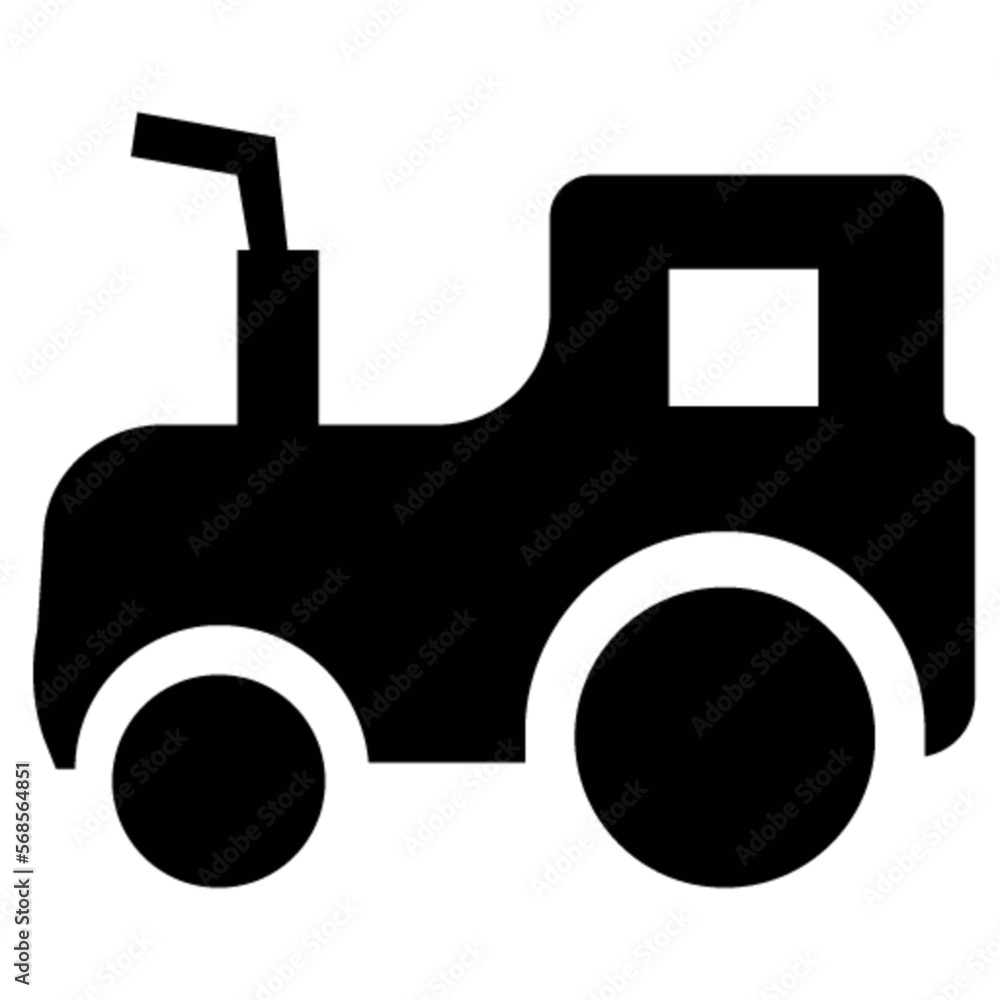 tractor vector, icon, symbol, logo, clipart, isolated. vector ...