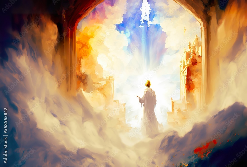 Heaven god Holy Church bethlehem illustration landscape art pathway ...