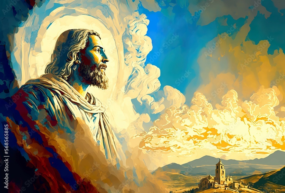 Heaven god Holy Church bethlehem illustration landscape art pathway ...