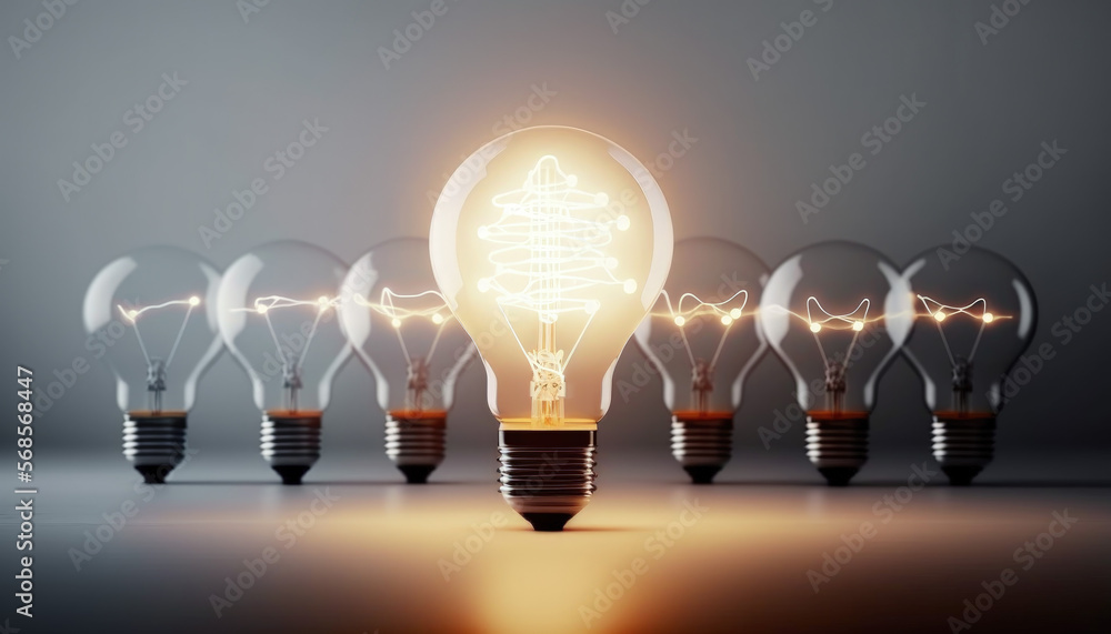 Lightbulb Innovation Creative Thinking Idea Concept, Thinking Different ...