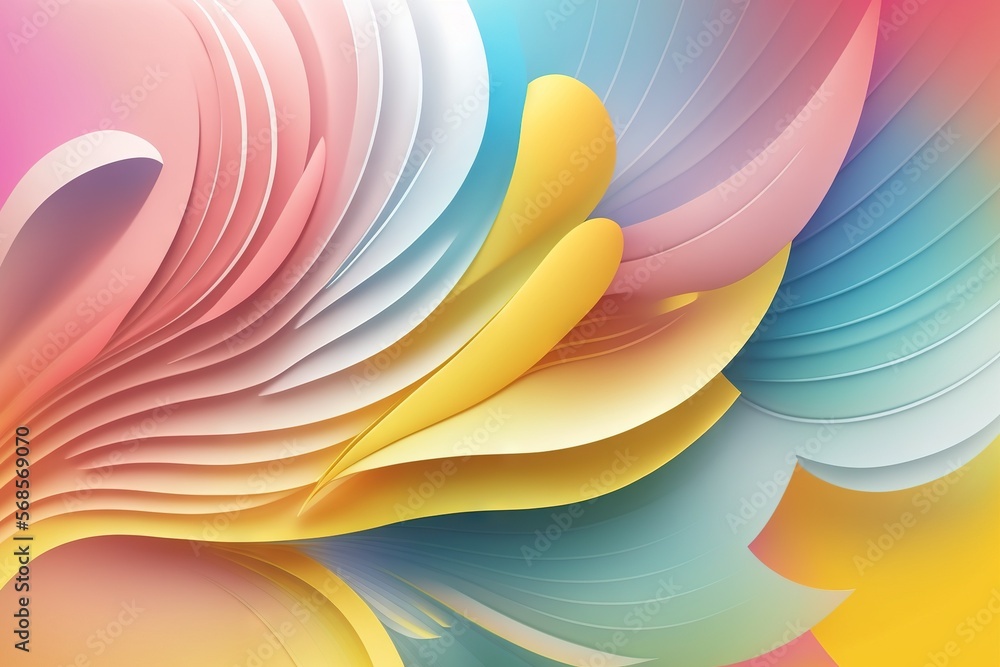 Gentel pastel colorful abstract wallpaper, screensaver on your desktop ...