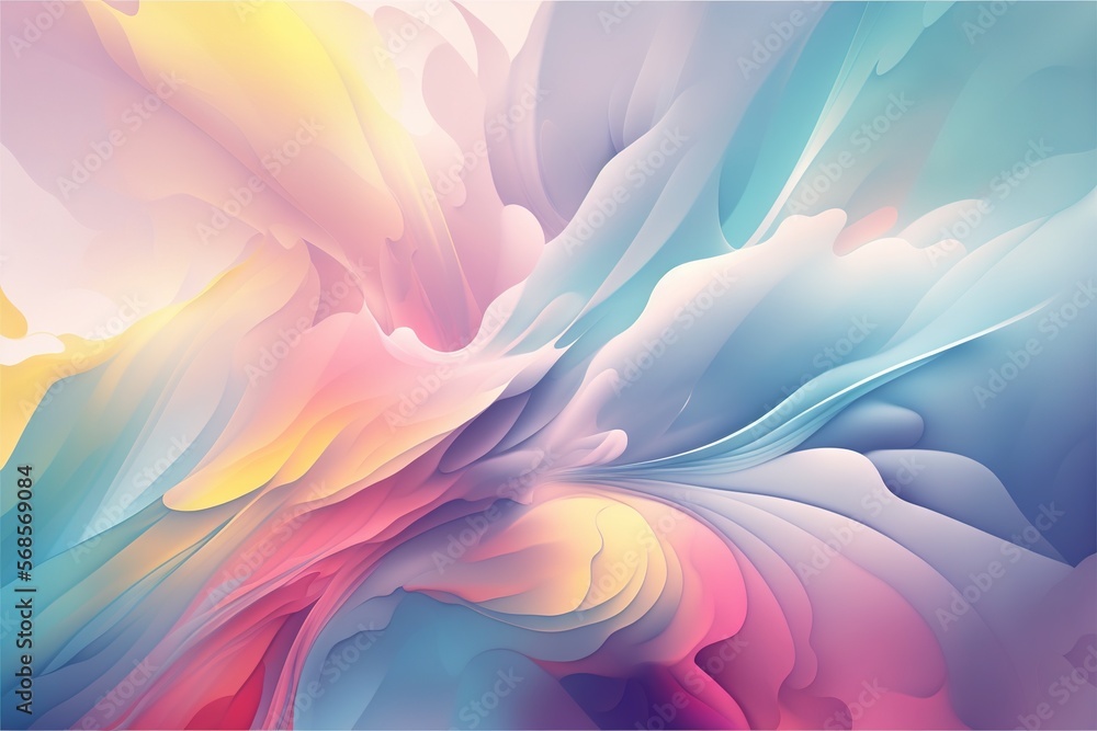 Gentel pastel colorful abstract wallpaper, screensaver on your desktop ...