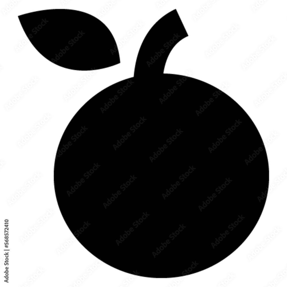 orange vector, icon, symbol, logo, clipart, isolated. vector ...