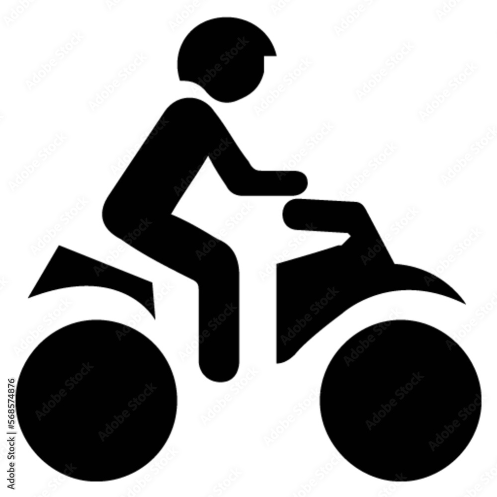 quad bike vector, icon, symbol, logo, clipart, isolated. vector ...