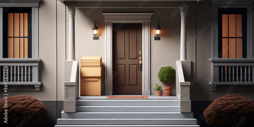 Delivered to Your Doorstep: A Fresh Package for Your Home Stock ...