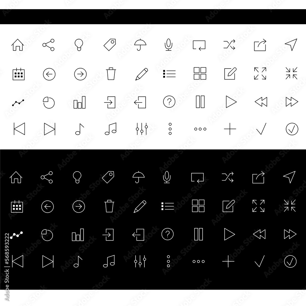 Pictograms Stock Illustration | Adobe Stock