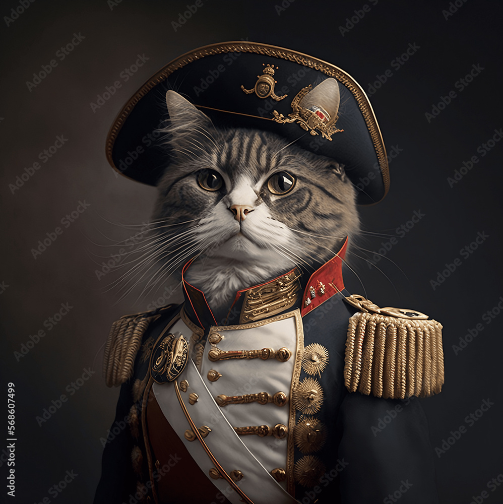 Poster, Foto Stan a humanoid cat who look like Napoleon Bonaparte ...