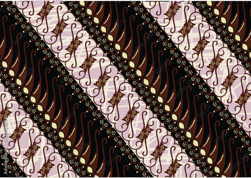 Batik Parang is one of the oldest batik motifs in Indonesia. Drawing a ...