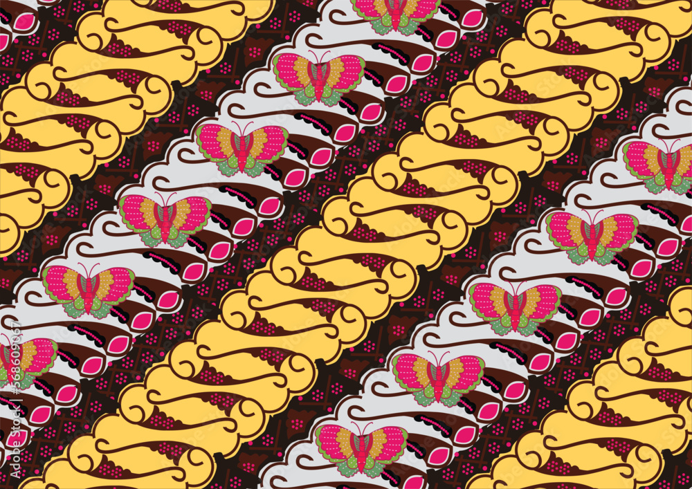 Batik Parang is one of the oldest batik motifs in Indonesia. Drawing a ...