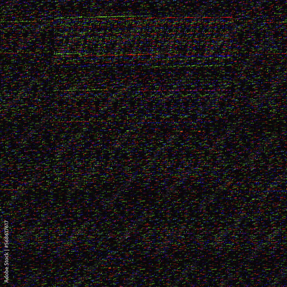 Seamless Glitch Noise Texture. Abstract Image with Interference on the ...