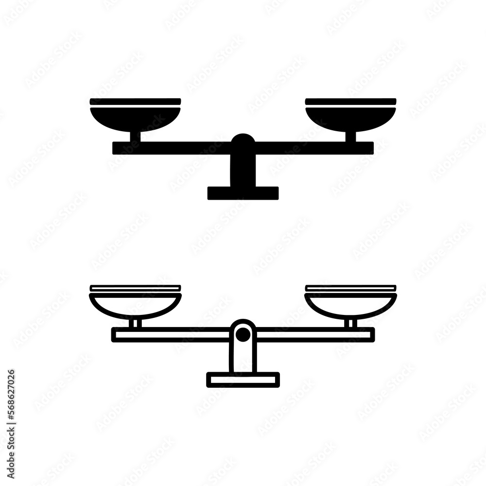 Set ikon vektor garis besar laboratorium sains kimia. Farmasi dan kimia ...