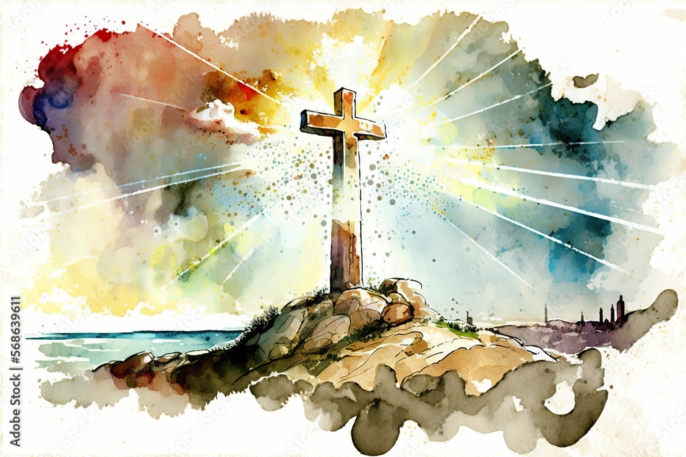 Heaven god Holy Church bethlehem illustration landscape art pathway ...