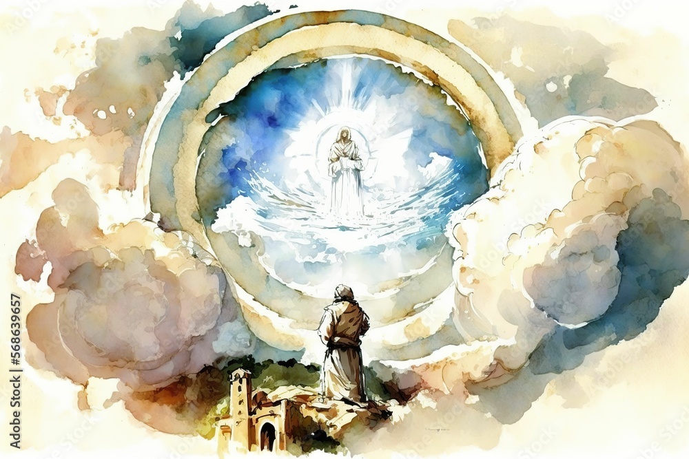 Heaven god Holy Church bethlehem illustration landscape art pathway ...